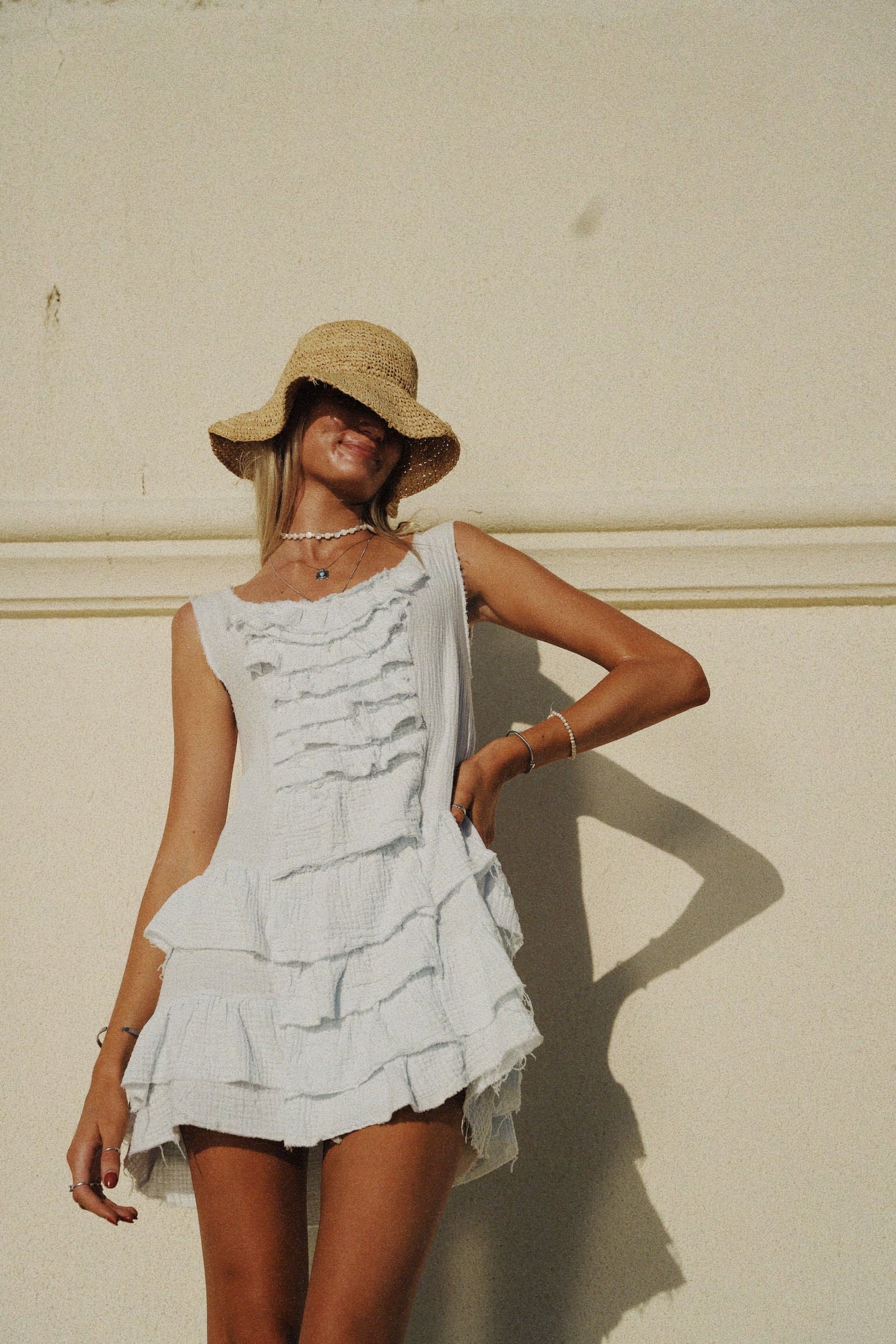 Timeless Ruffle Tunic Dress – Bohemia By Chlo